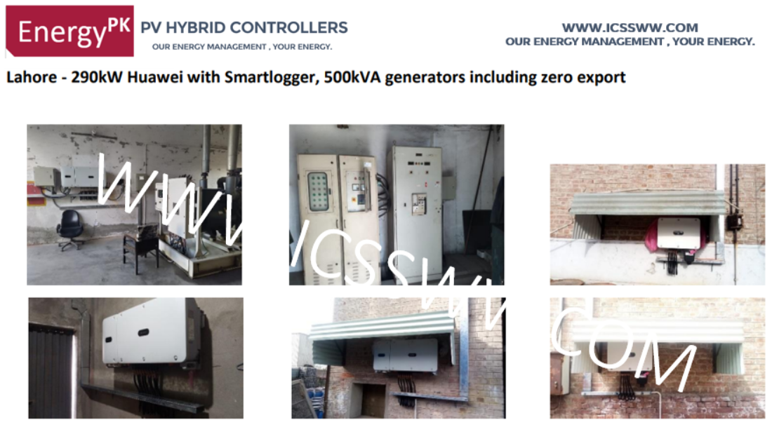 PV Diesel 290KW Huawei in Lahore 500KVA Genset - ICSS Engineering