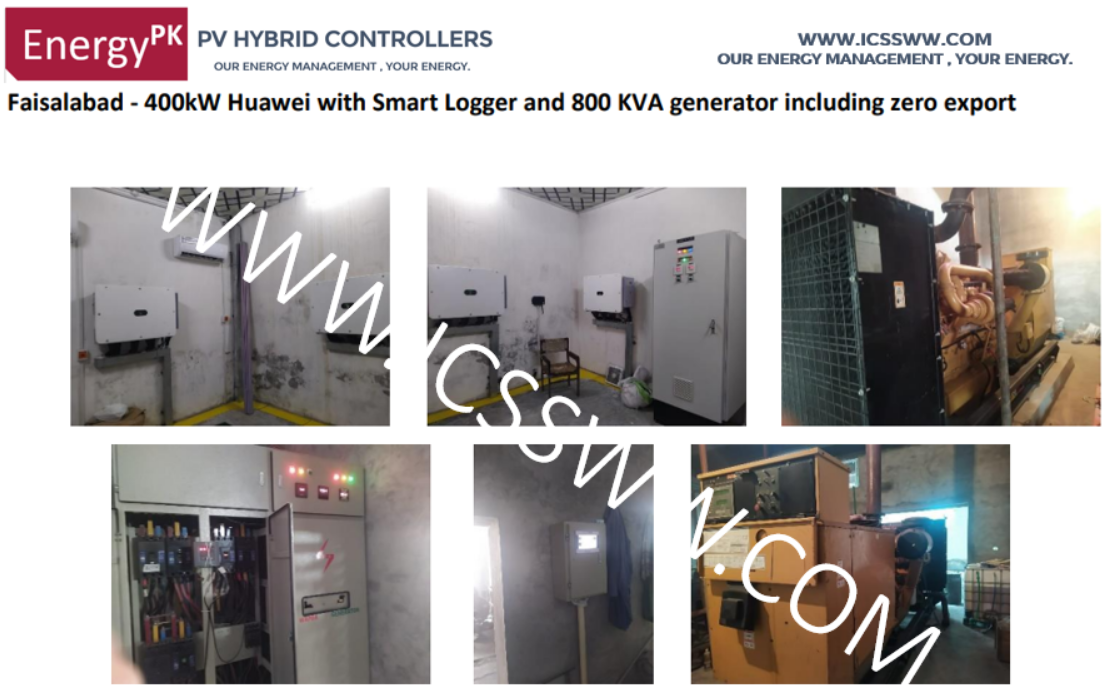 PV Diesel Hybrid Controller in Faisalabad Pakistan for 400 kw Huawei ...
