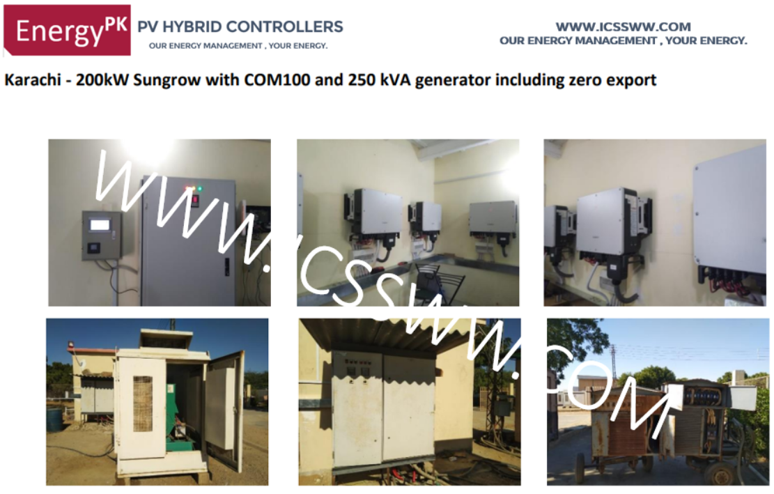 PV Diesel Solar Hybrid Controller in Karachi Pakistan for Sungrow 200KW ...